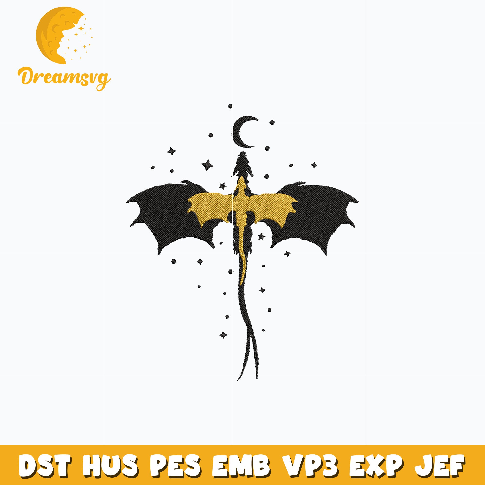 Basgiath riders quadrant mascot embroidery – DreamSVG Store