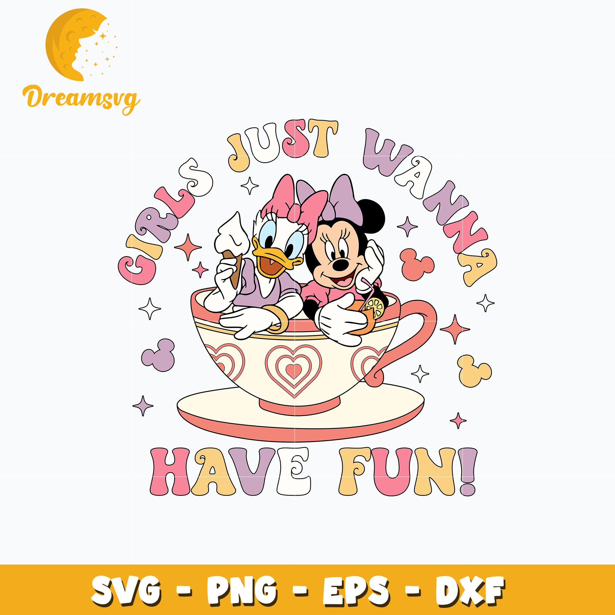 Girls Just Wanna Have Fun svg, digital download – DreamSVG Store