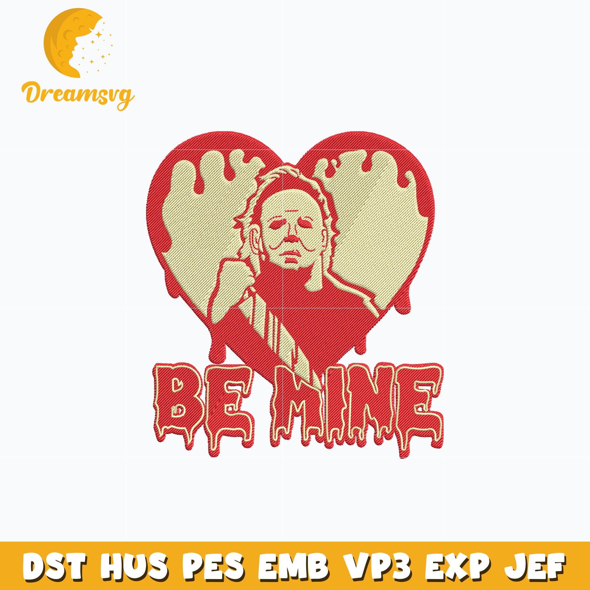 Horror be mine embroidery design – DreamSVG Store