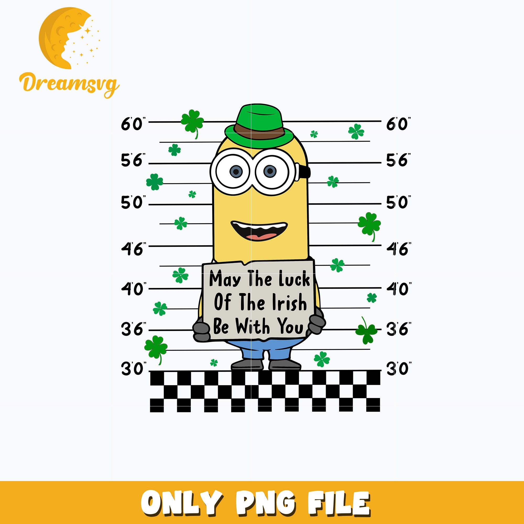 Minion may the luck patrick's day Png – DreamSVG Store