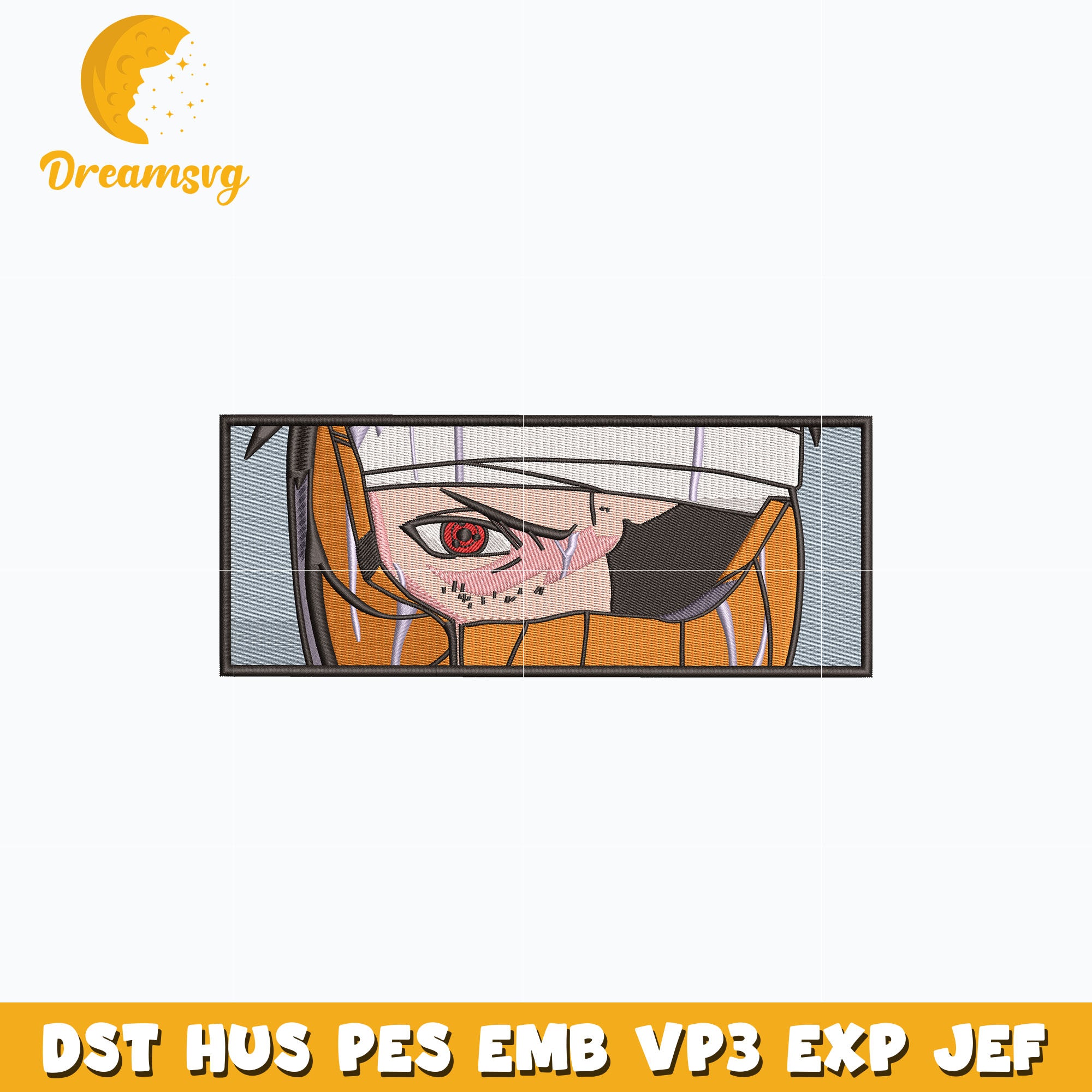 Obito eyes rectangle embroidery – DreamSVG Store