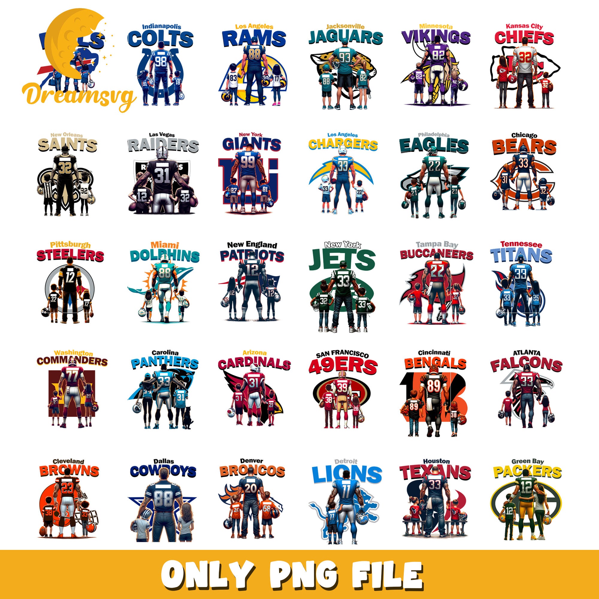 All Nfl Football Teams Logos And Names