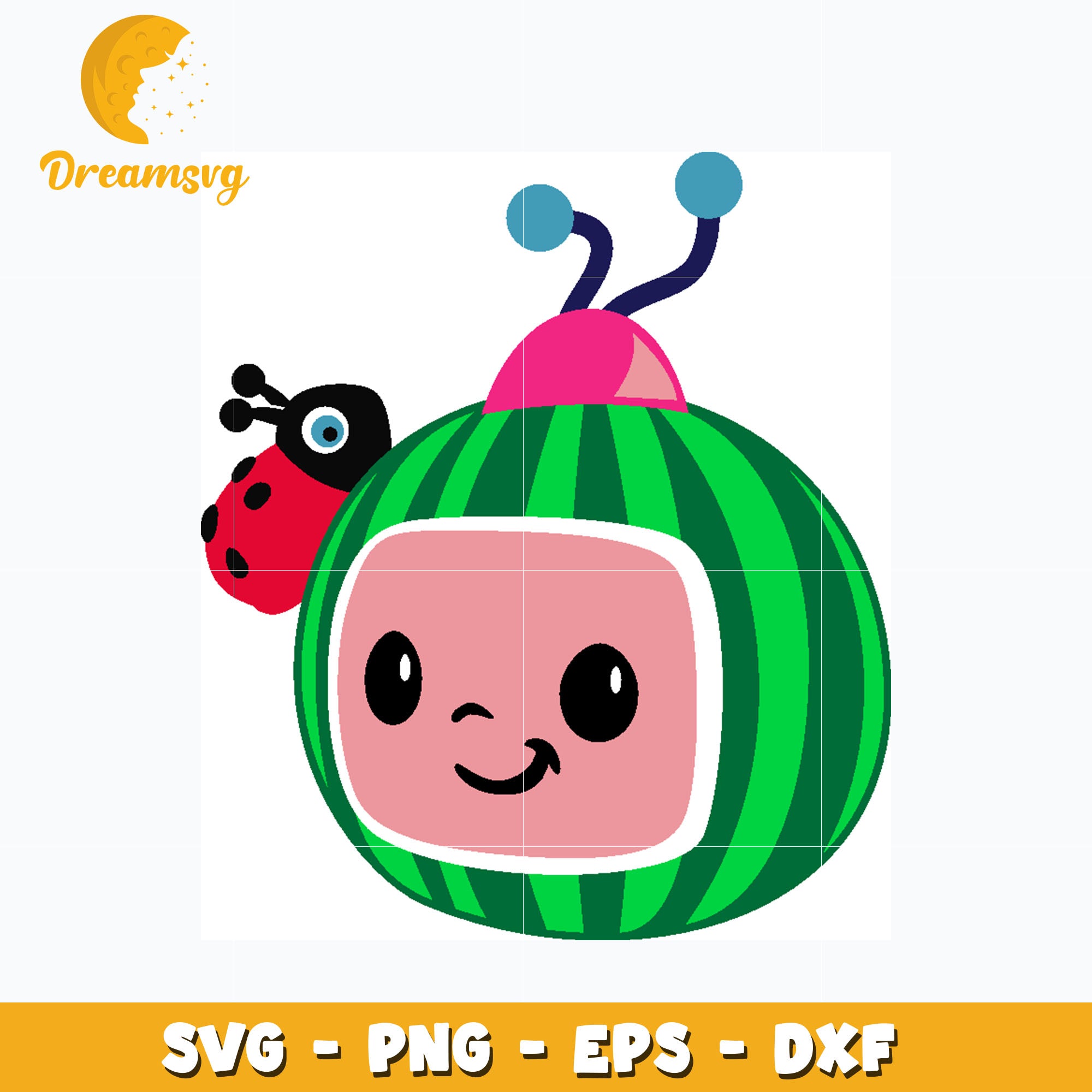 Cocomelon Chlid Kids and bug svg, anime svg, Cocomelon svg – DreamSVG Store