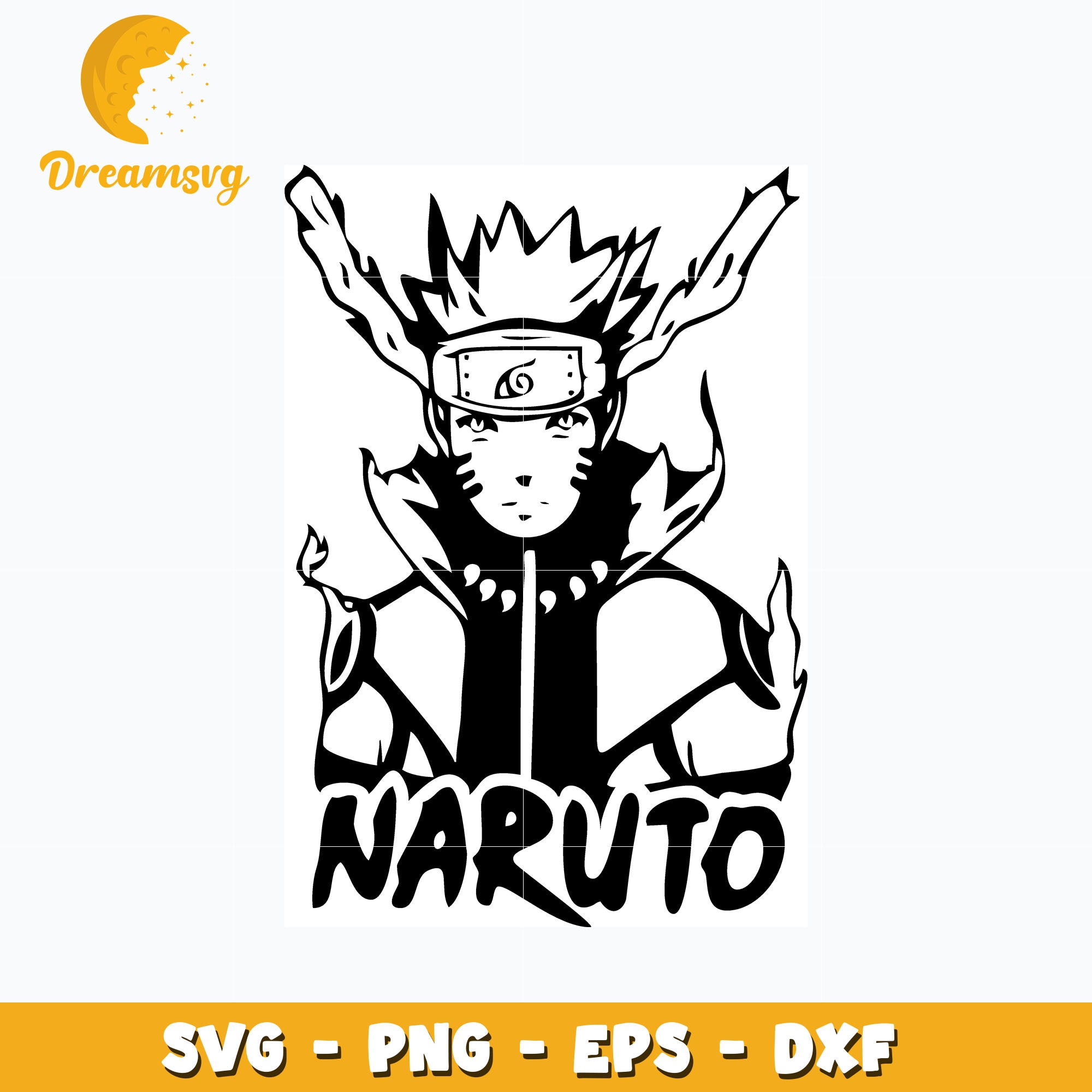 Naruto final form design svg, anime svg, Naruto svg – DreamSVG Store