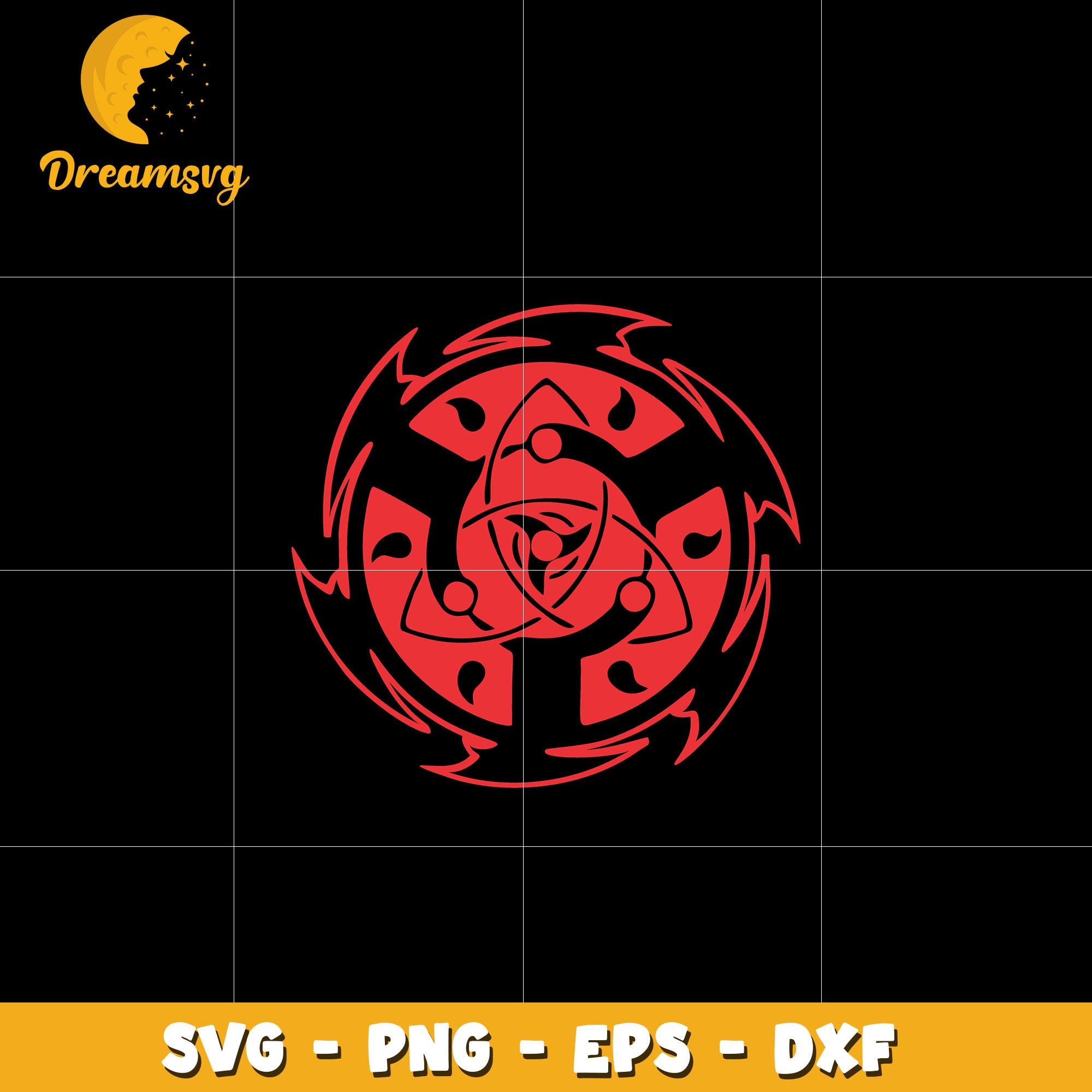 Uchiha mangekyou eyes svg, anime svg, Naruto svg – DreamSVG Store