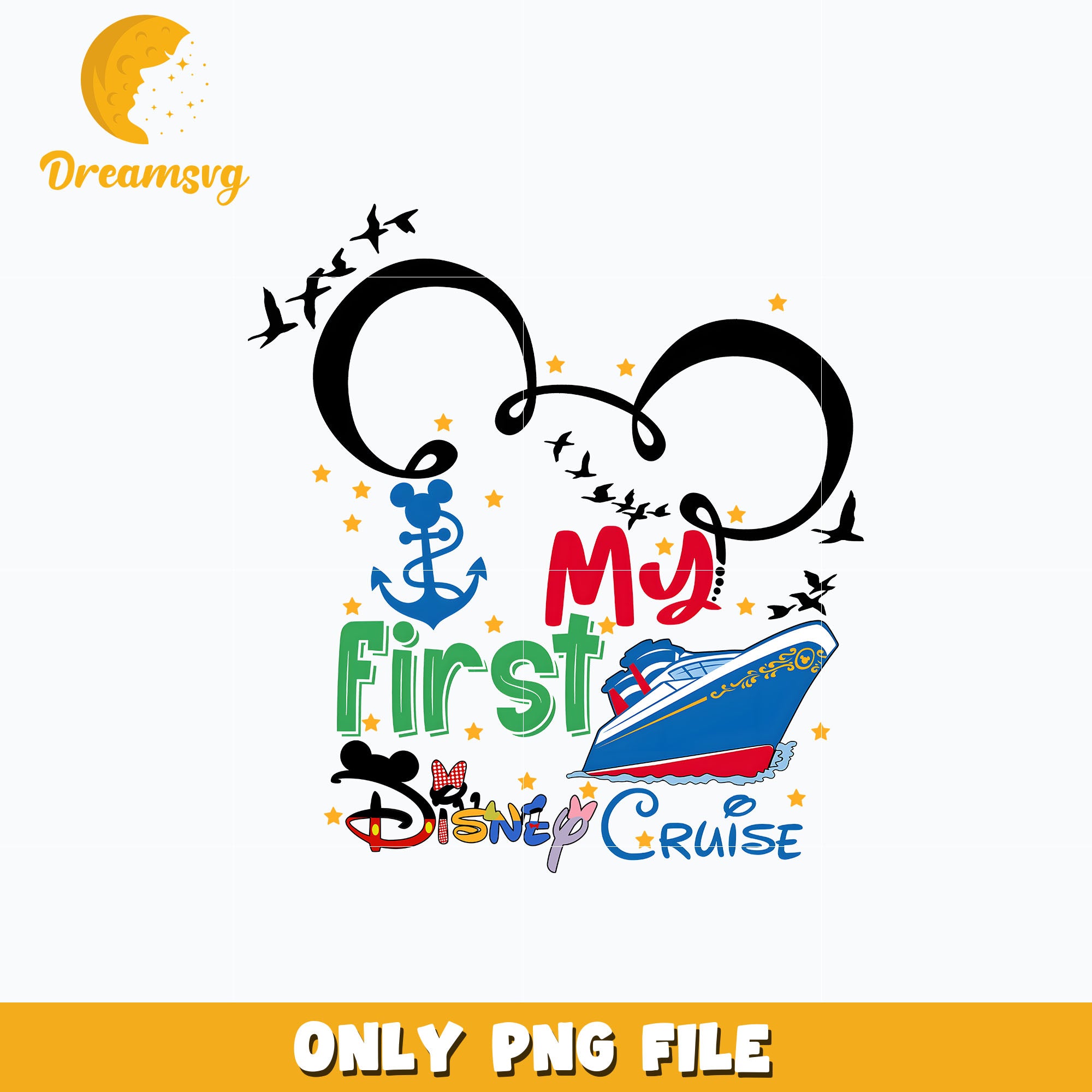 Mickey my first disney cruise png – DreamSVG Store