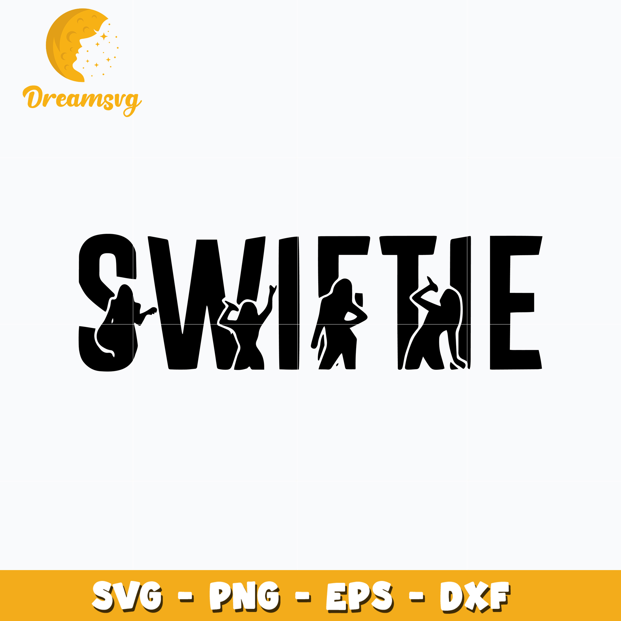 Swiftie black logo svg – DreamSVG Store
