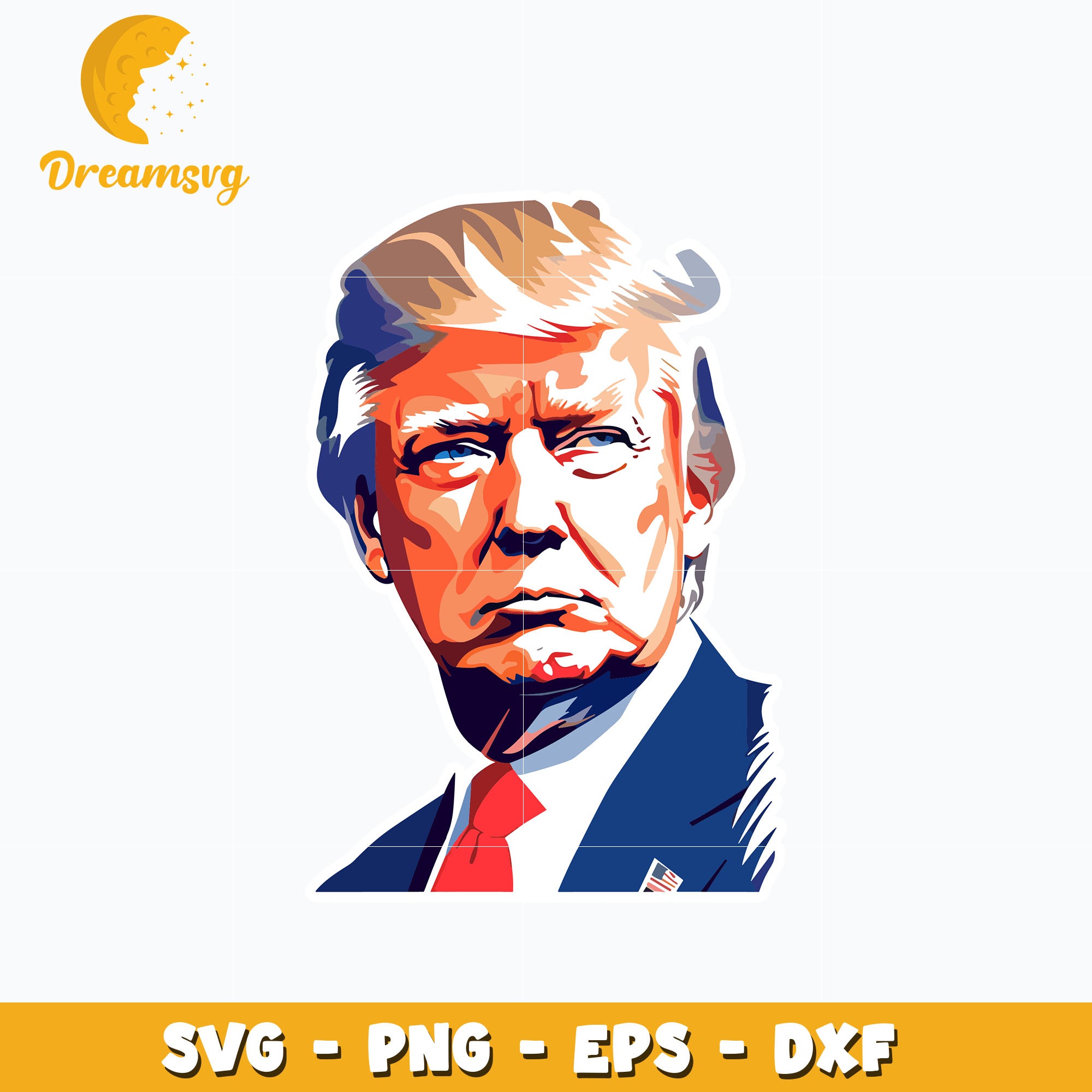 Donald trump 2024 design svg, digital download – DreamSVG Store