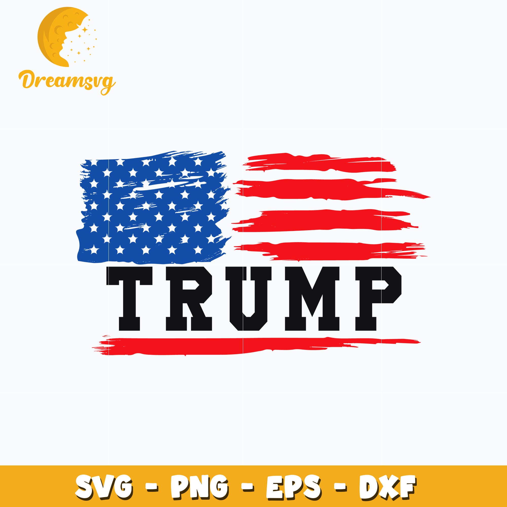Trump flag america design svg, instant download – DreamSVG Store