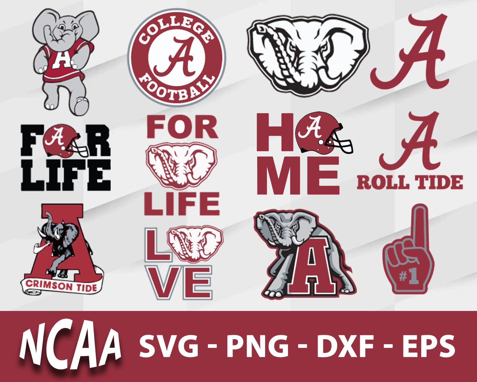 Alabama Crimson Tide Svg Bundle, Alabama Crimson Tide Svg, Sport Svg,