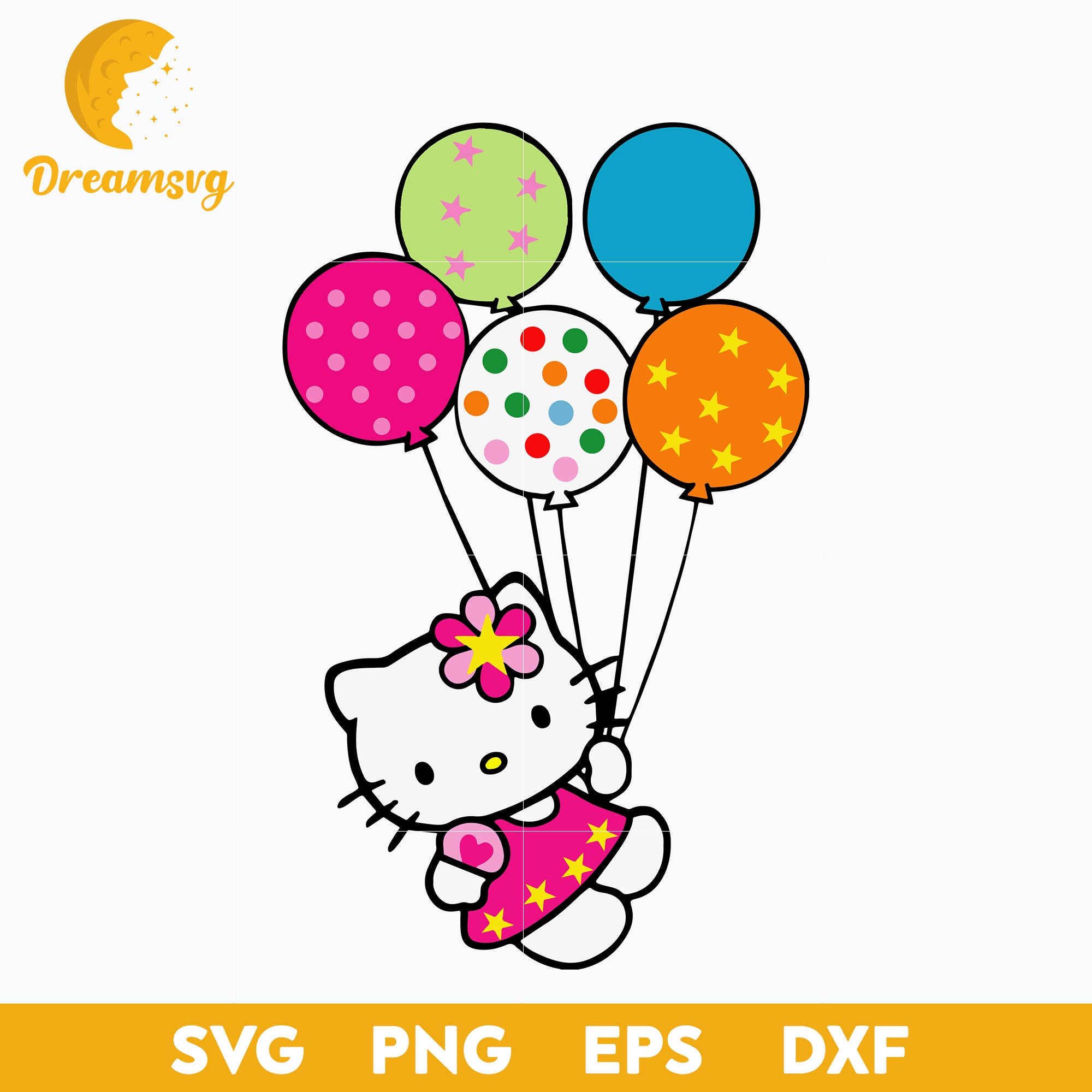 Hello Kitty Svg, Hello kitty characters, Hello Kitty cartoon svg, Cart ...