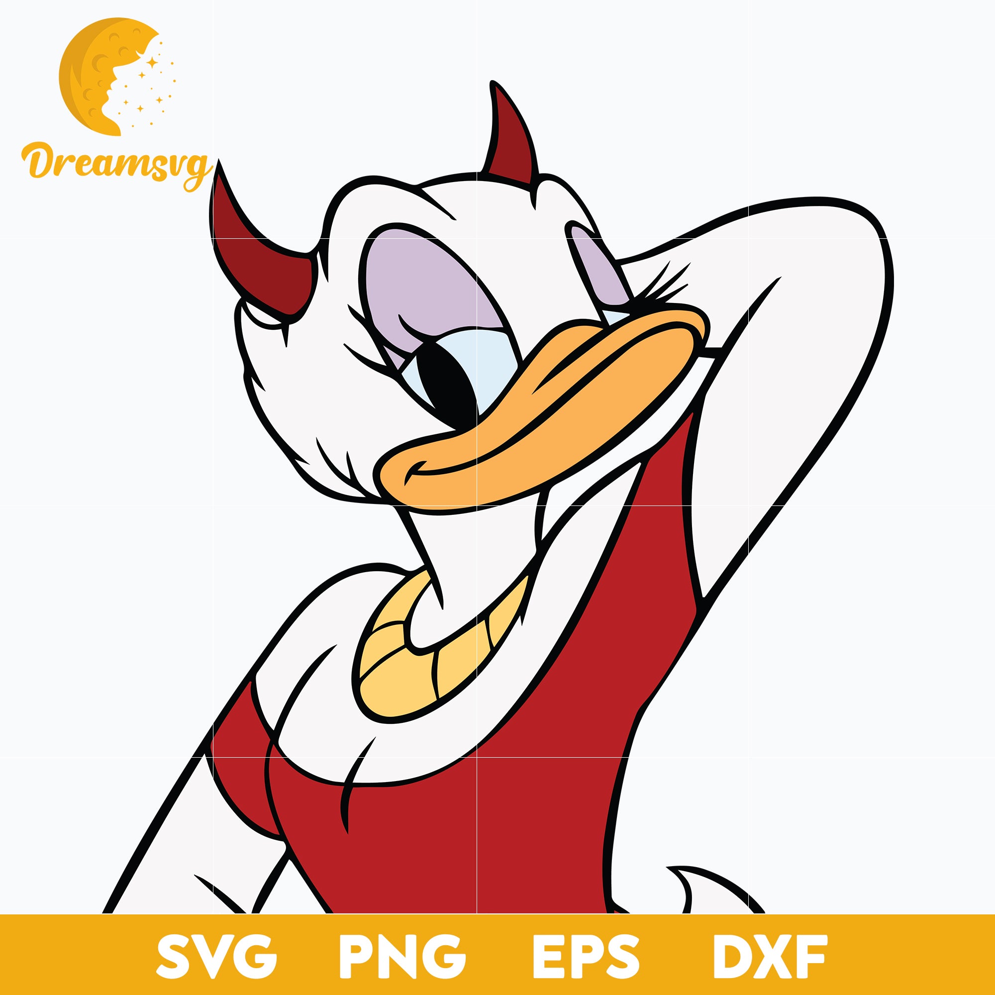 Daisy Duck halloween Svg, Daisy duck Svg, Halloween Svg, png, dxf, eps ...
