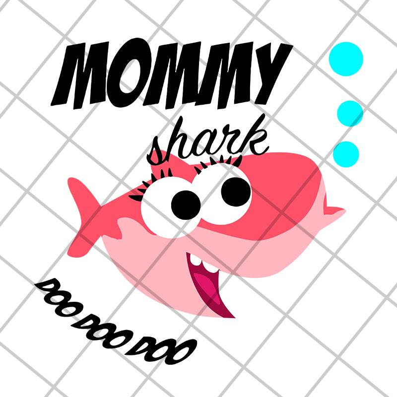 Mommy shark Doo Doo Doo svg, Mother's day svg, eps, png, dxf digital f ...