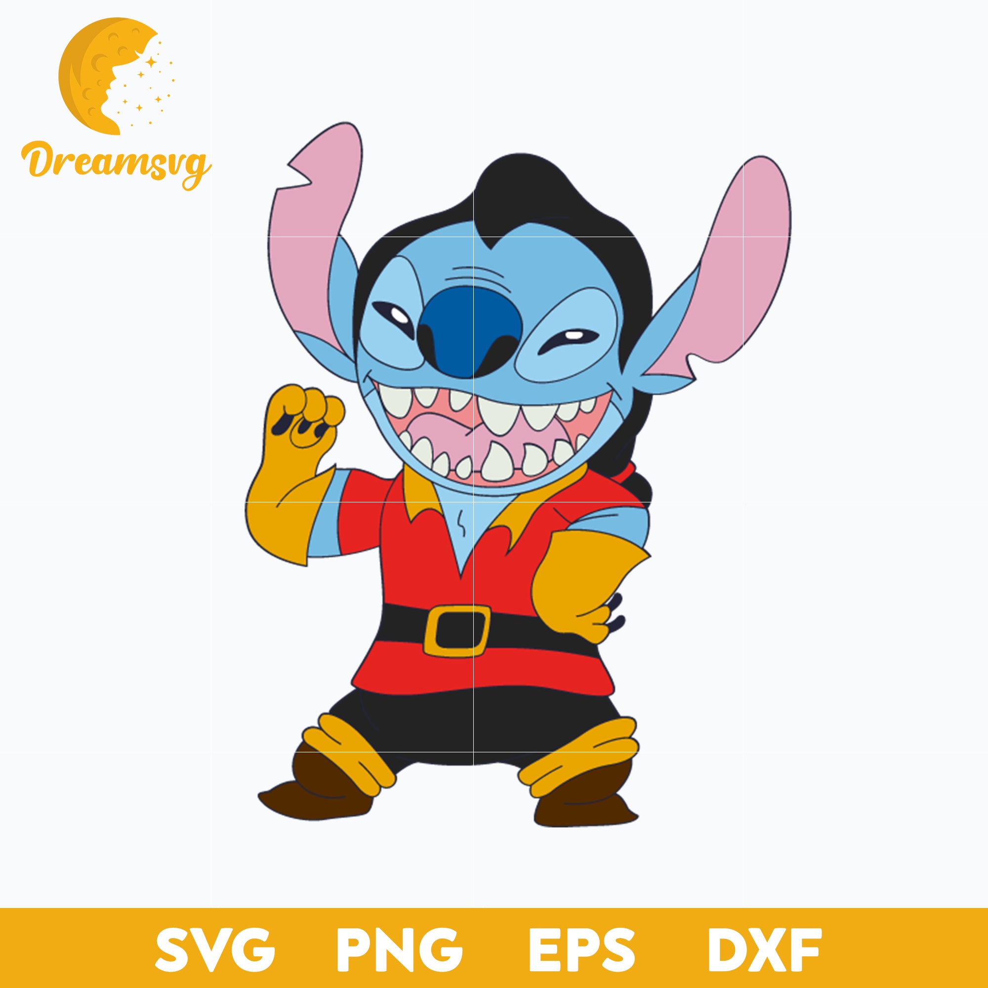 Stitch Villain Blue Alien SVG, Stitch Villain SVG, Stitch Halloween SV ...