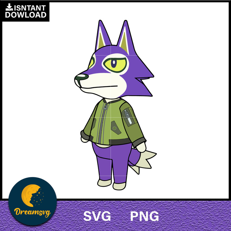 Lobo Animal Crossing Svg, Animal Crossing Svg, Animal Crossing Png, Ca