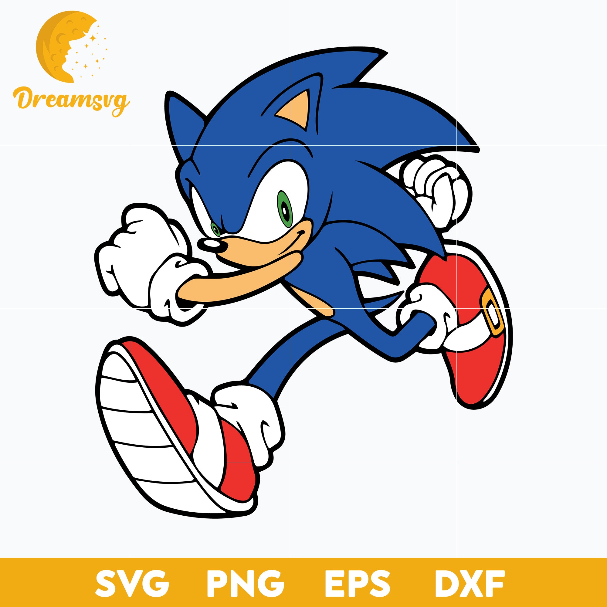 The Hedgehog Svg, Sonic Svg, Sonic Head Svg, Face Svg, Characters SVG ...