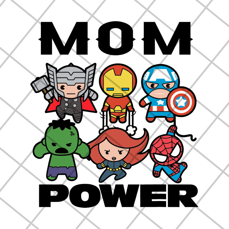 Mom power svg, Mother's day svg, eps, png, dxf digital file MTD2204212 ...