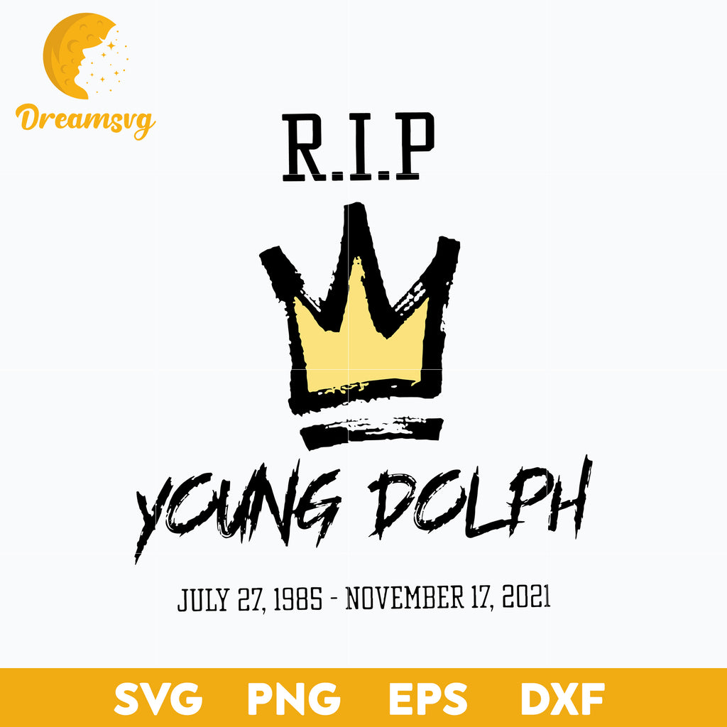 2021 Rip Young Dolph Rest In Peace Svg, Files For Cricut, Young Dolph