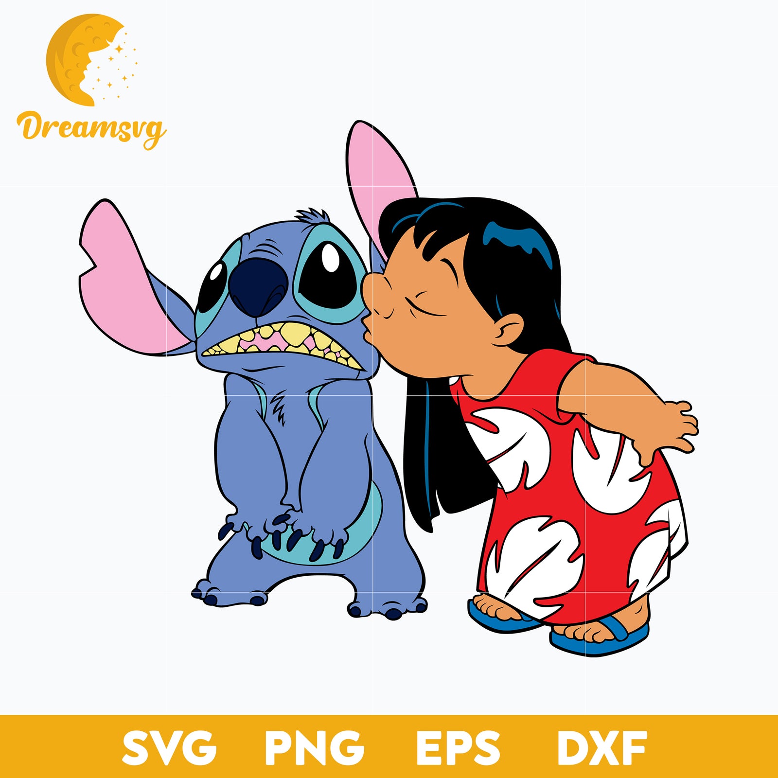 Lilo and Stitch SVG, Stitch SVG, Cartoon SVG, PNG, DXF, EPS Digital Fi