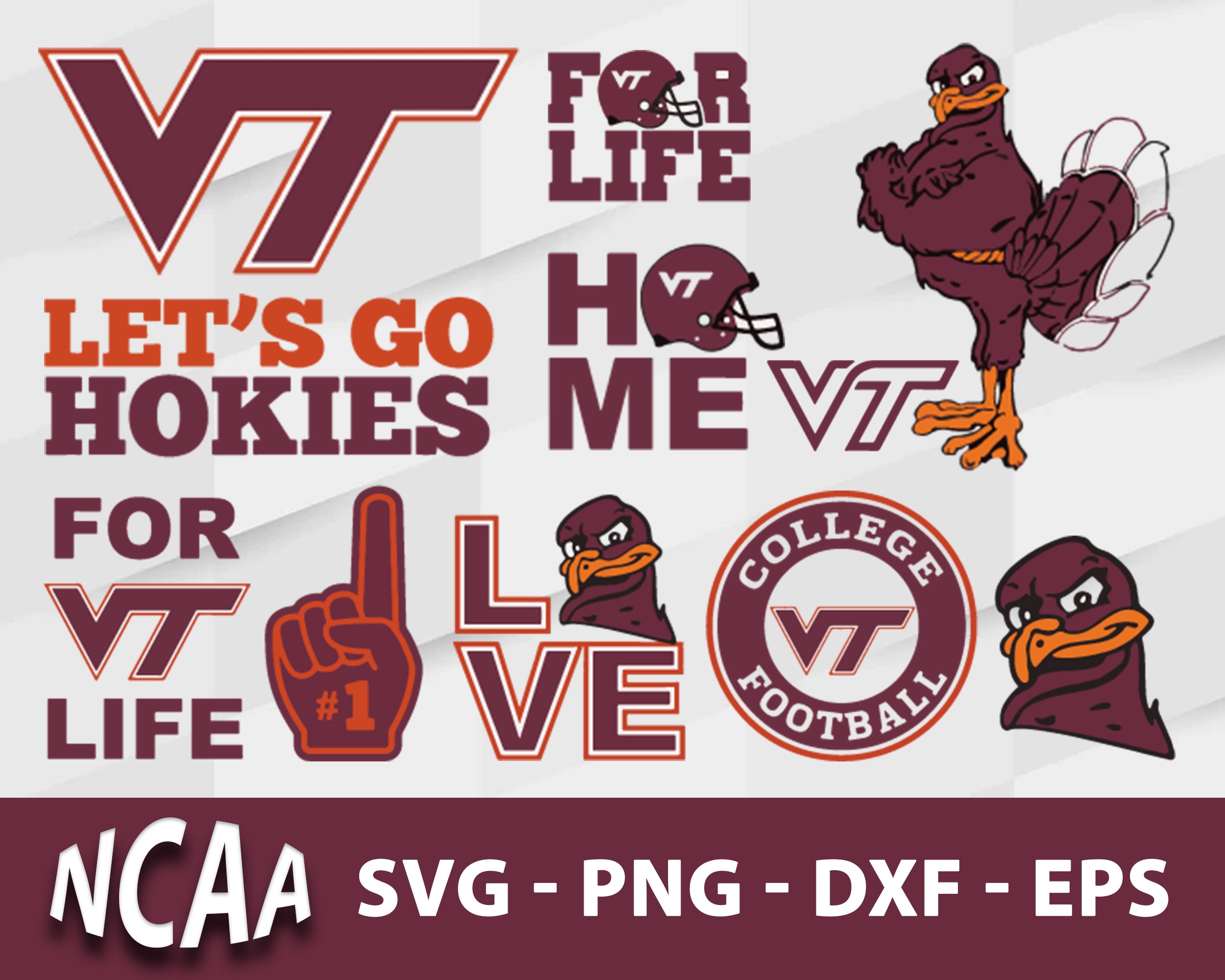 Virginia Tech Hokies Svg Bundle, Virginia Tech Hokies Svg, Sport Svg ...