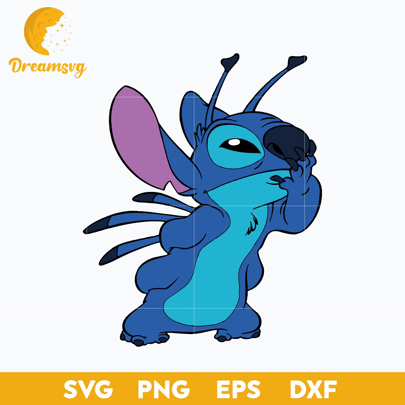 Stitch SVG, Lilo and Stitch SVG, Cartoon SVG, PNG, DXF, EPS Digital Fi