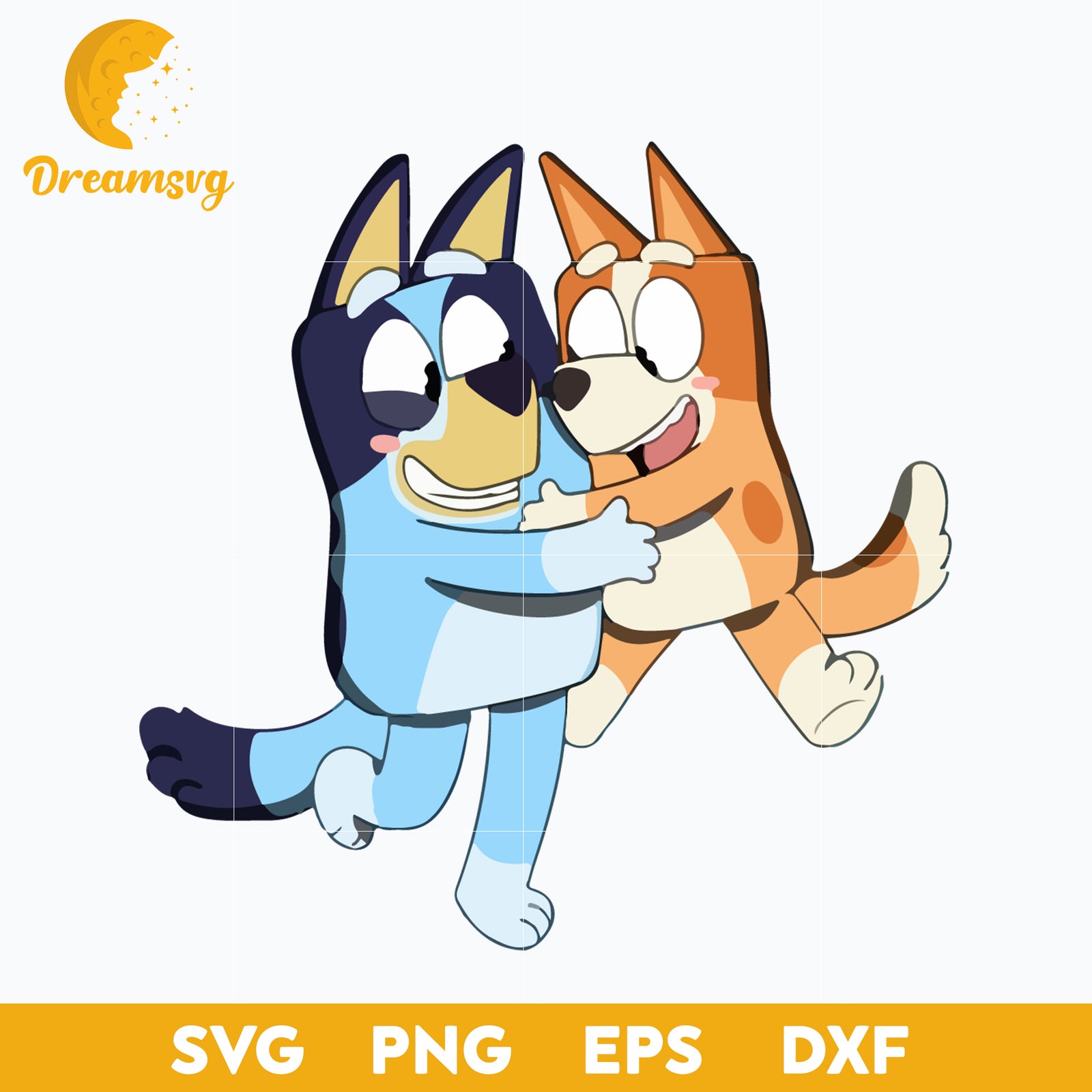 Bluey Svg, Bingo svg, Bluey character svg, Bluey Cartoon svg, cartoon