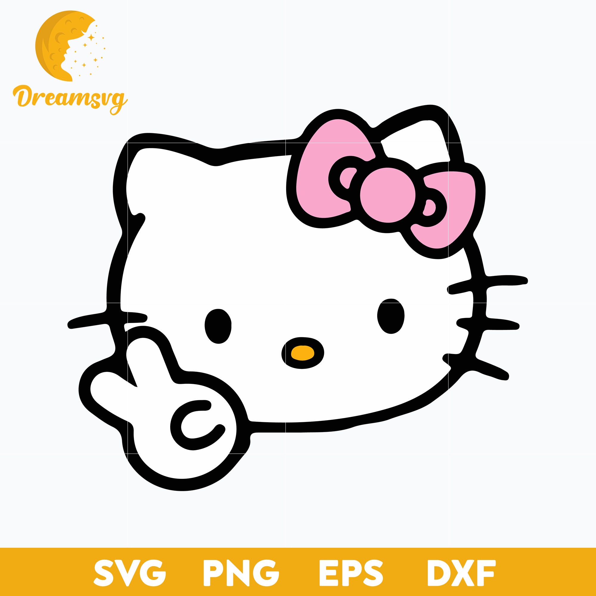 Hello Kitty Svg, Hello kitty characters, Hello Kitty cartoon svg, Cart ...
