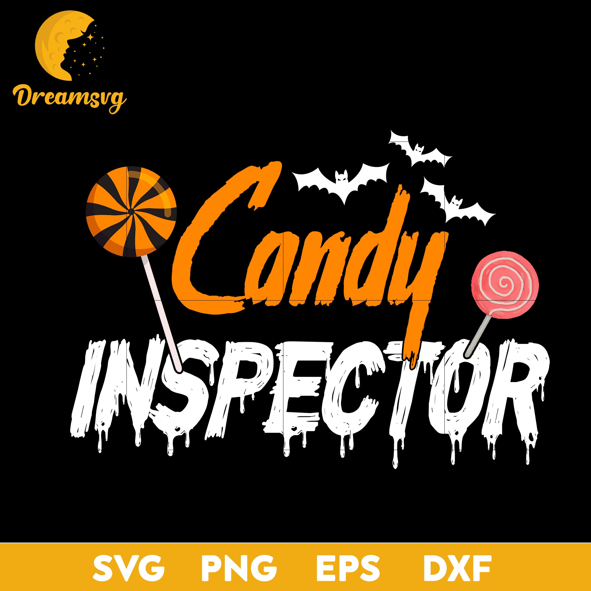 Candy inspector svg, Halloween svg, png, dxf, eps digital file ...