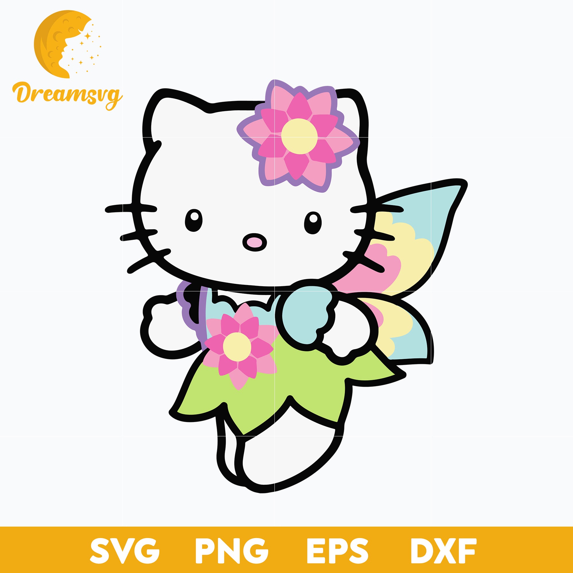 Hello Kitty Svg, Hello kitty characters, Hello Kitty cartoon svg, Cart ...