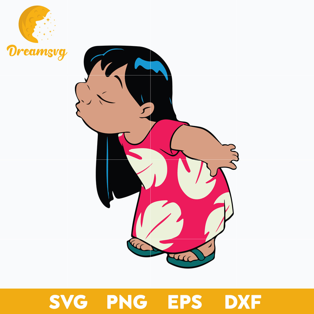 Lilo Cartoon SVG, Lilo and Stitch SVG, Cartoon SVG, PNG, DXF, EPS Digi