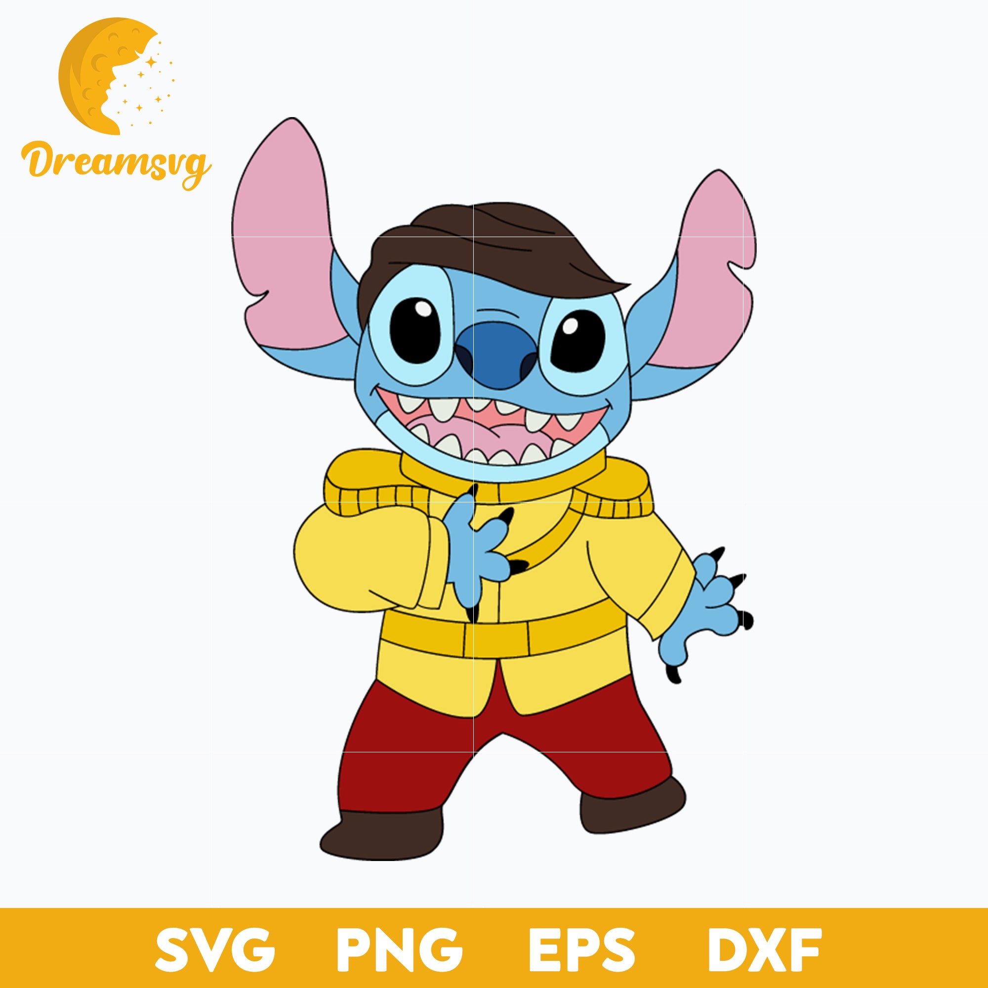 Stitch Marshal SVG, Stitch Halloween SVG, Halloween SVG, PNG, DXF, EPS ...