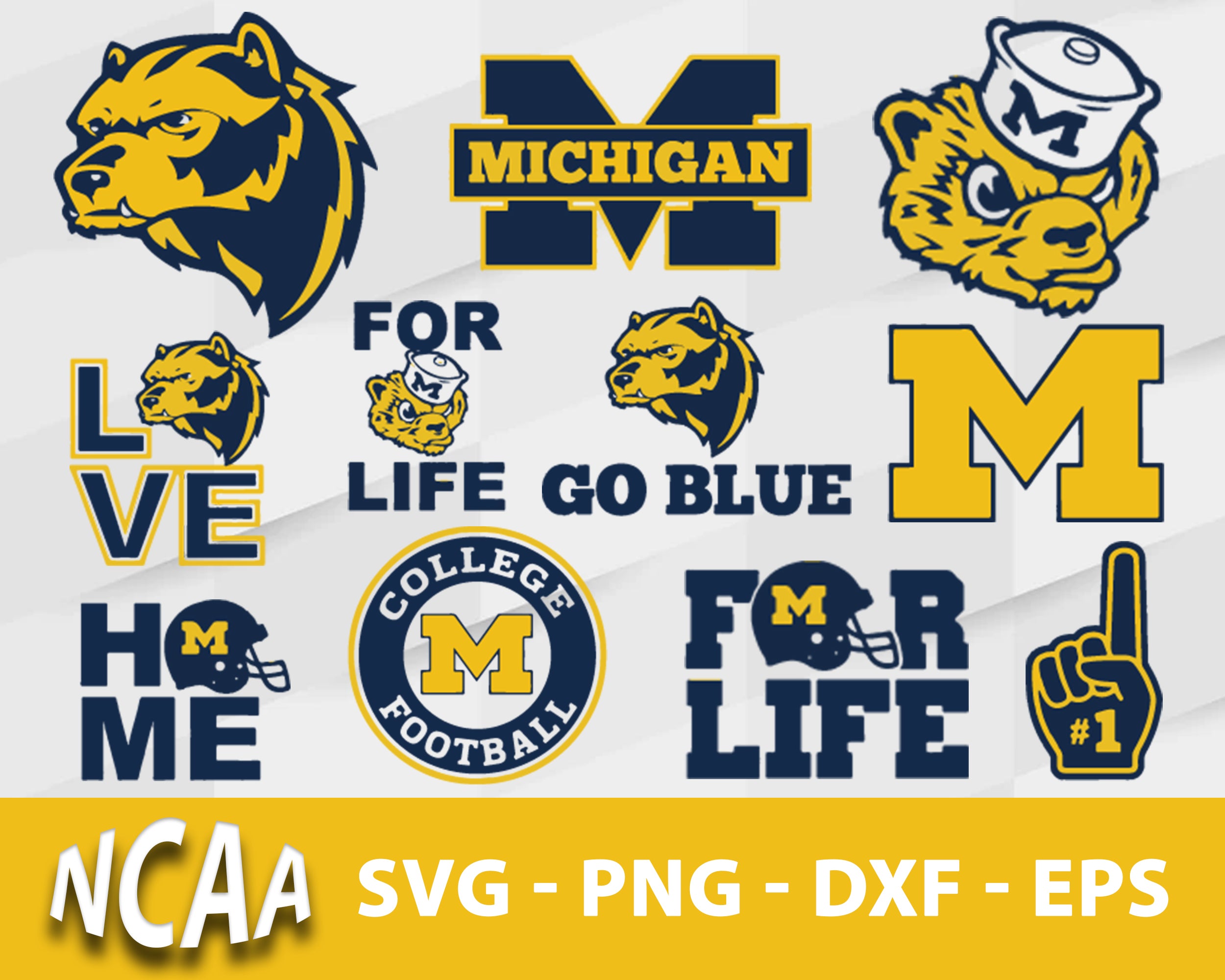 Michigan Wolverines Svg Bundle, Michigan Wolverines Svg, Sport Svg, Nc ...