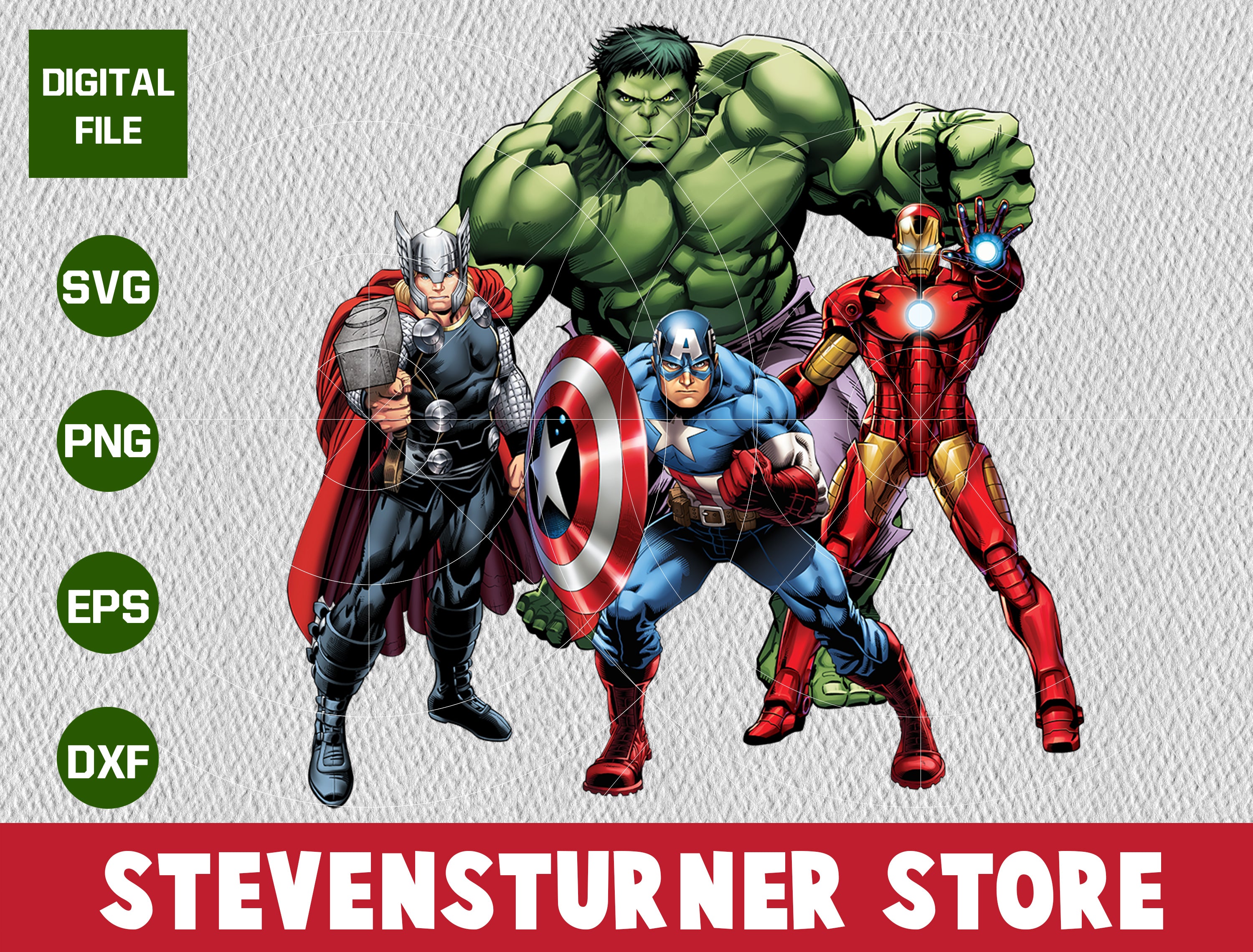 Avengers svg, marvel svg file, digital dowload – DreamSVG Store