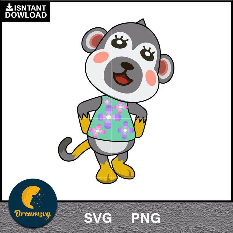 Shari Animal Crossing Svg, Animal Crossing Svg, Animal Crossing Png, C