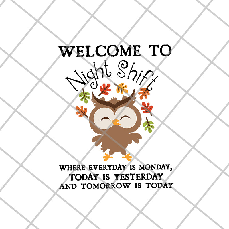 Owl Welcome to night svg, png, dxf, eps digital file FN11062126 ...