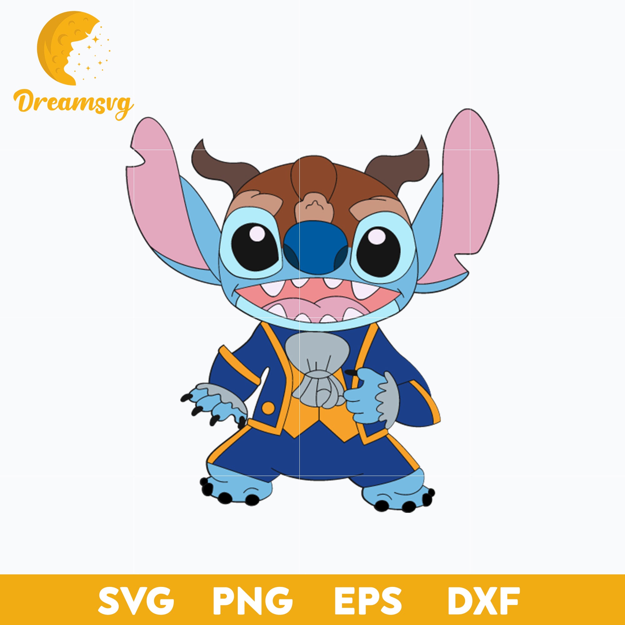 Stitch Suit Beast SVG, Stitch Beast SVG, Stitch Halloween SVG, Stitch ...