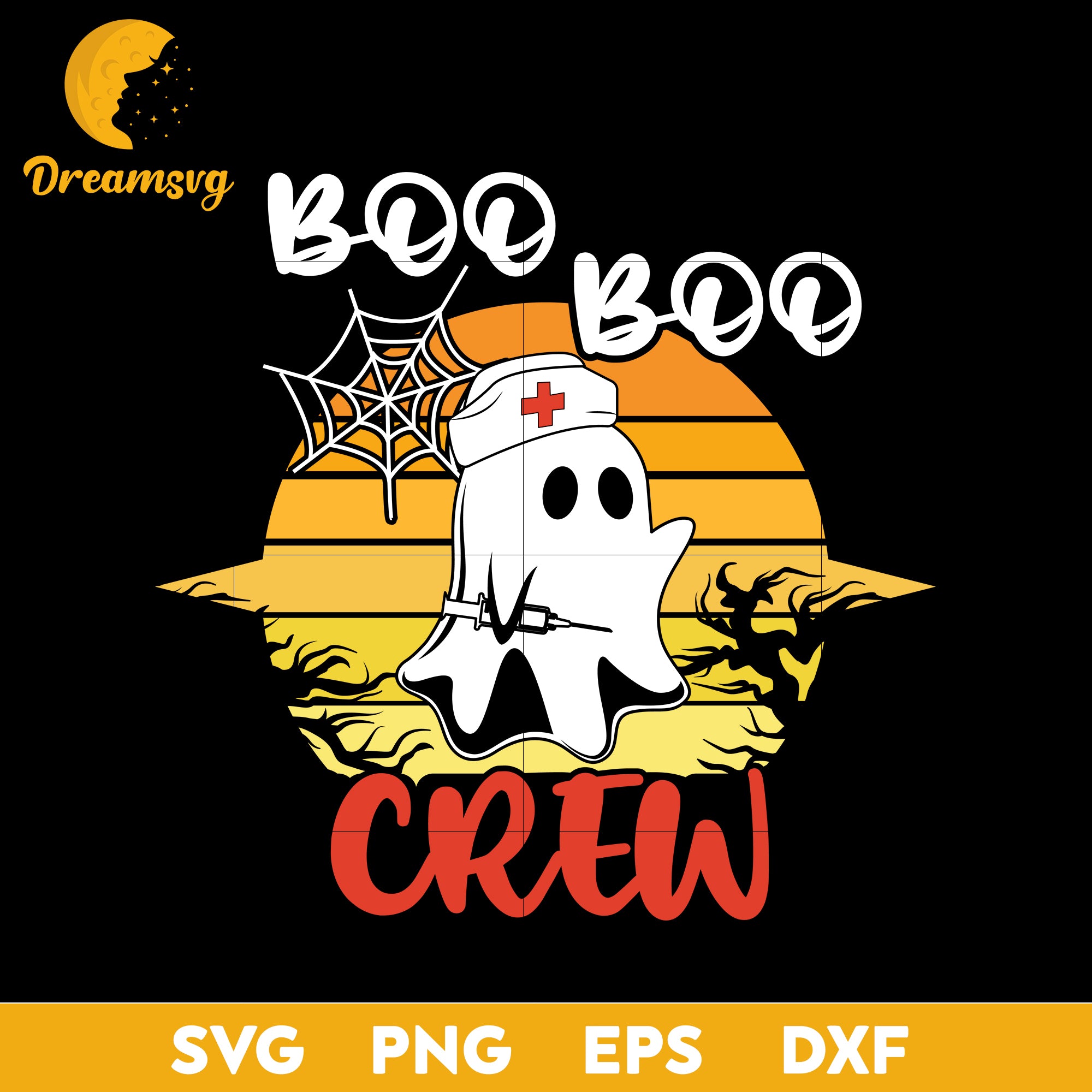Boo boo Crew svg, Halloween svg, png, dxf, eps digital file. – DreamSVG ...