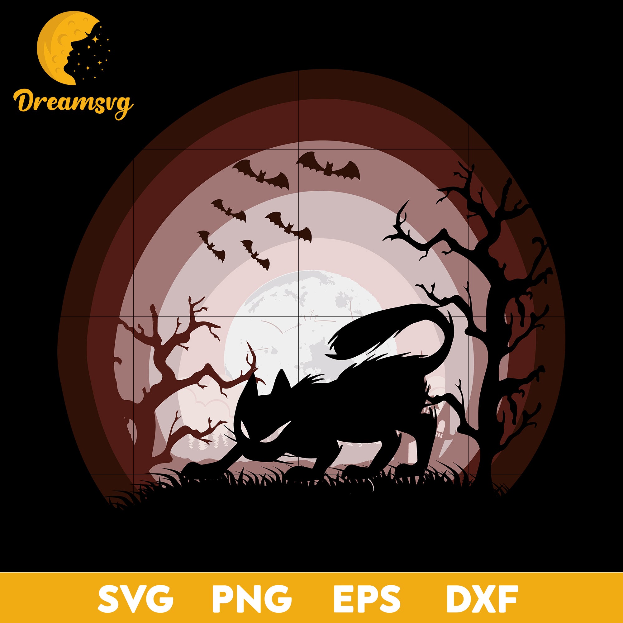 Cat Halloween svg, Halloween svg, png, dxf, eps digital file ...