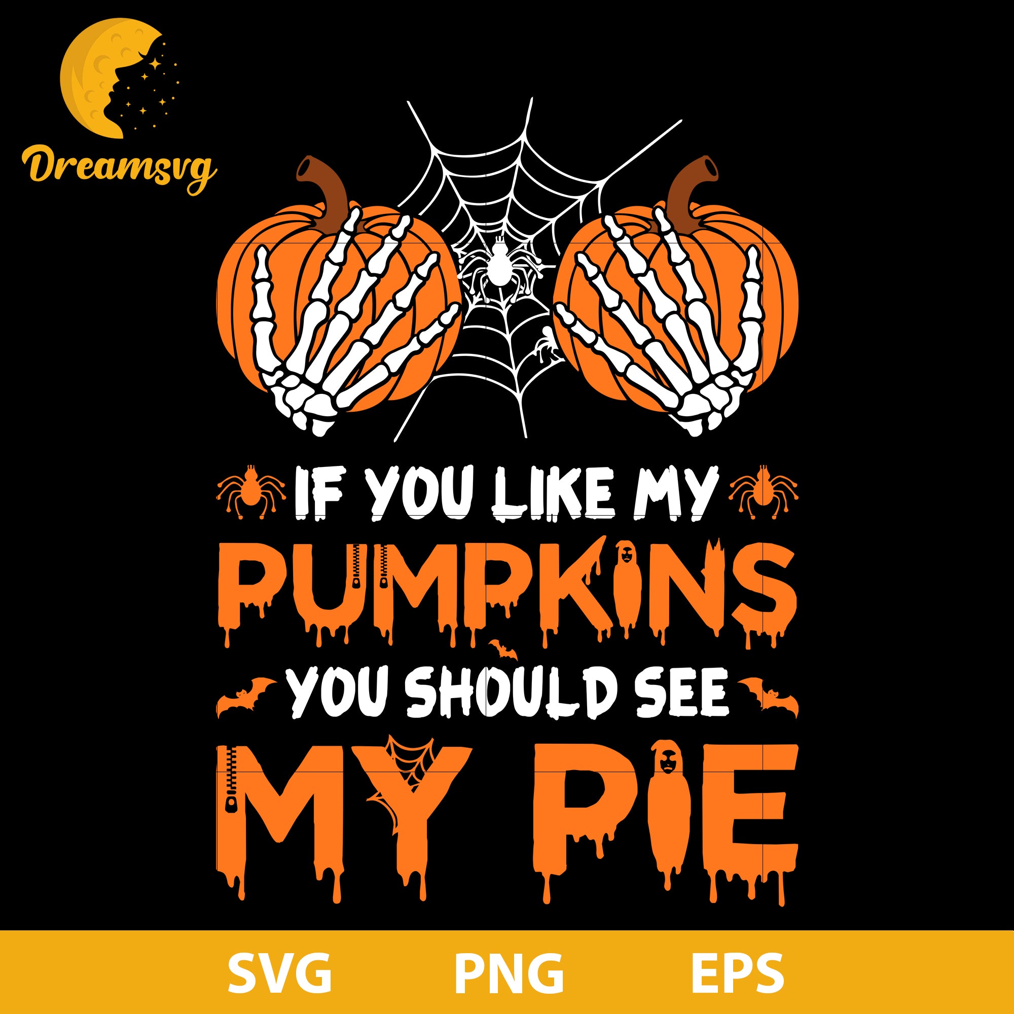 If you like my pumpkins you should see my pie svg, Halloween svg, png ...