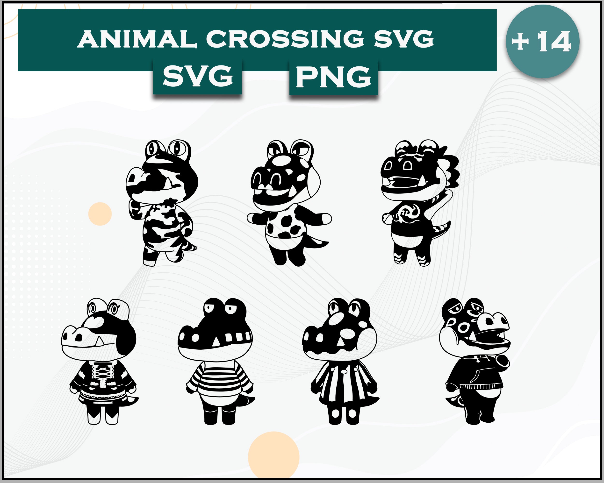 14+ Alligator Svg Bundle, Animal Crossing Svg Bundle, Animal Crossing ...