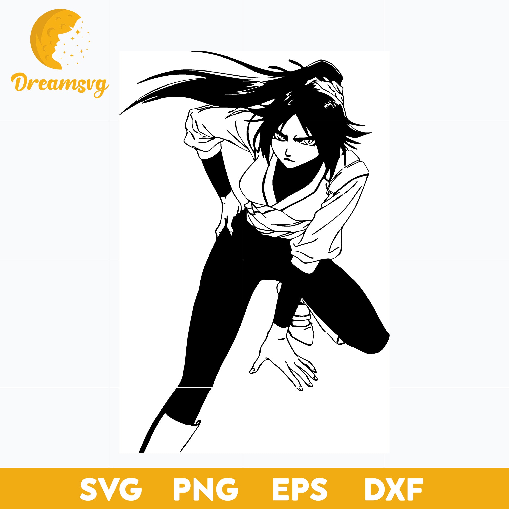 Anime Bleach Character Svg, Anime Girl Svg, file for cricut ,Anime svg ...