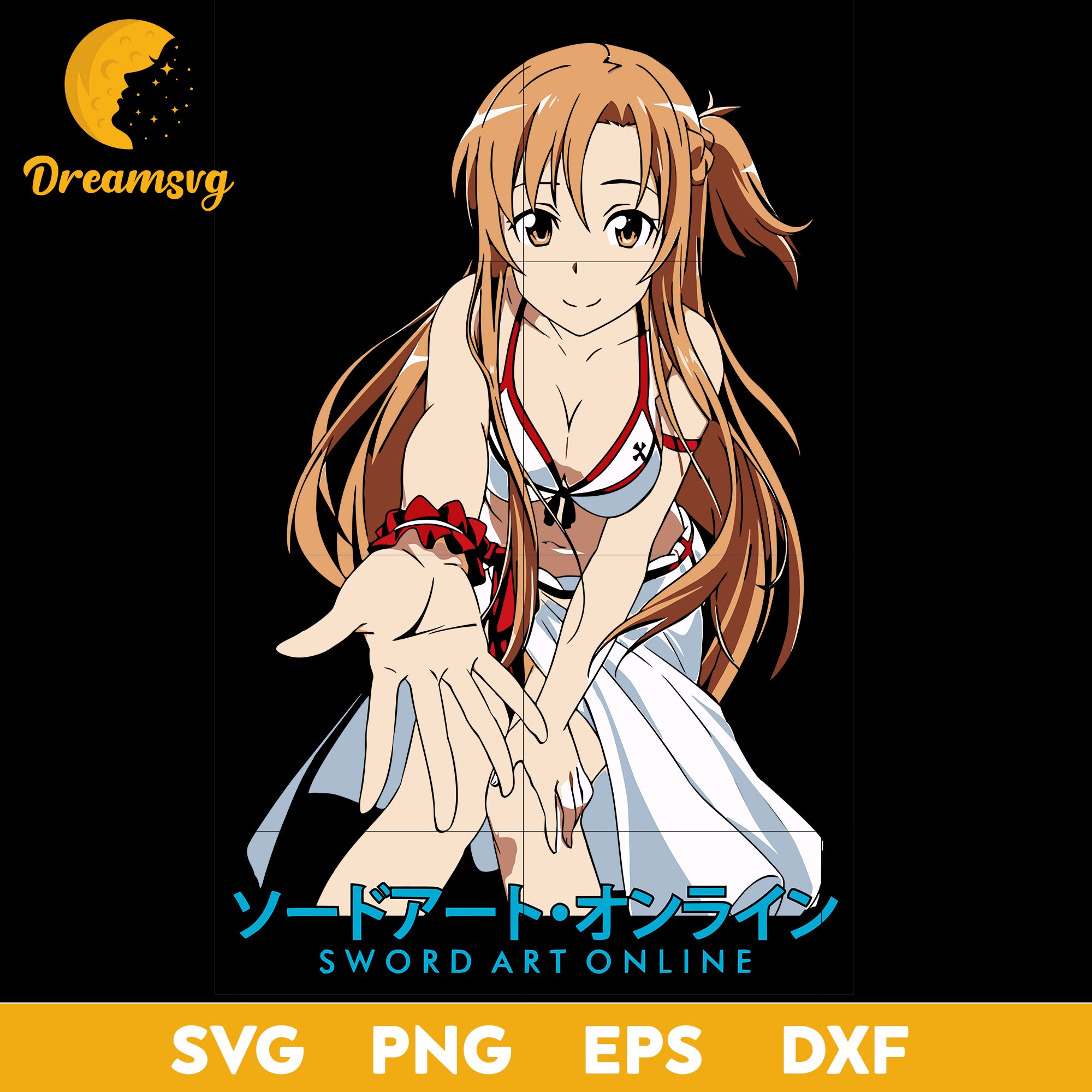 Asuna Svg, Yuuki Asuna Svg, Sword Art Online Svg, Anime Gift Svg, file ...