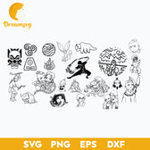 Avatar The Last Airbender Svg, Bundle Avatar The Last Airbender Svg, A ...