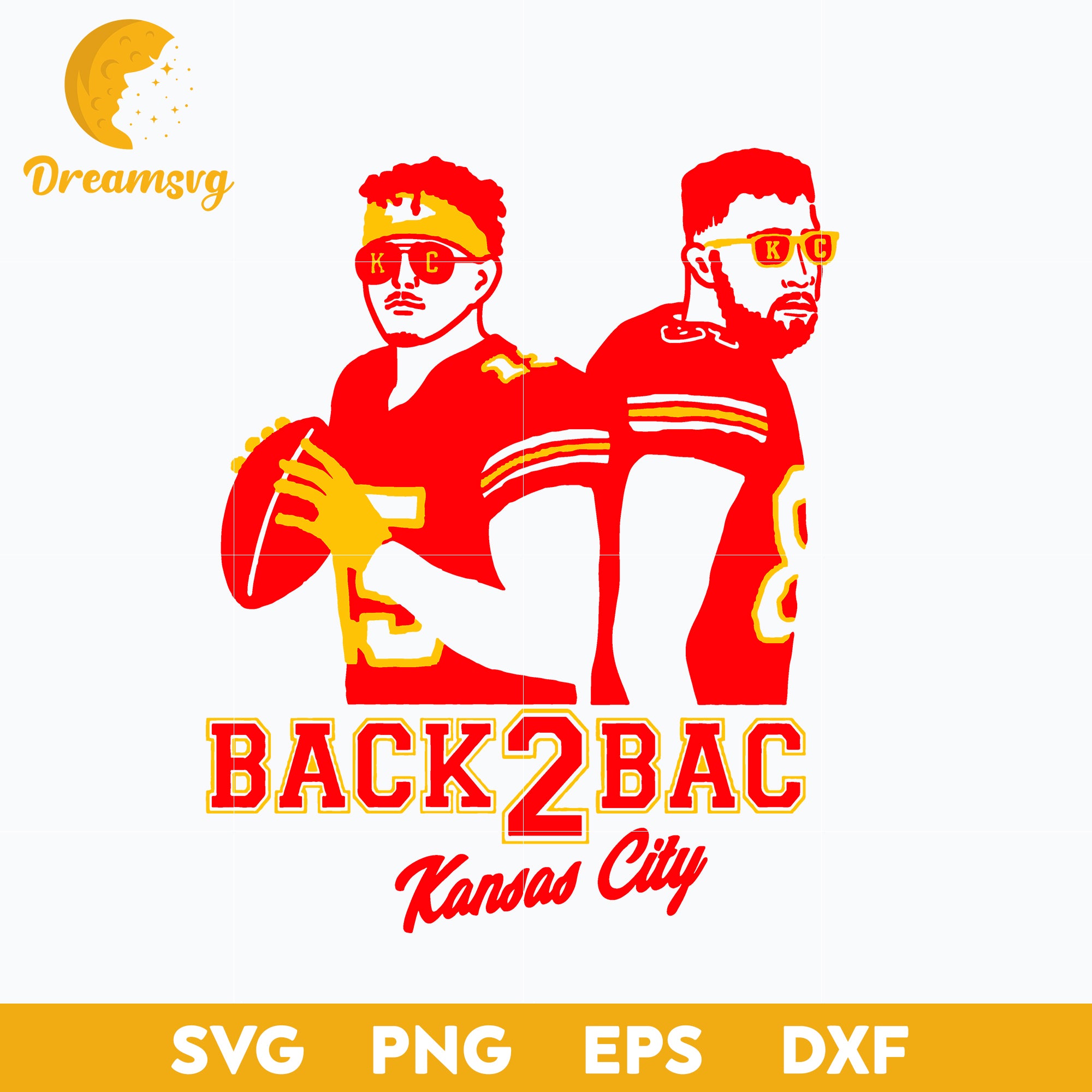 Back to Back Run It Back Kelce Svg, Funny Svg, Png, Dxf, Eps Digital F ...