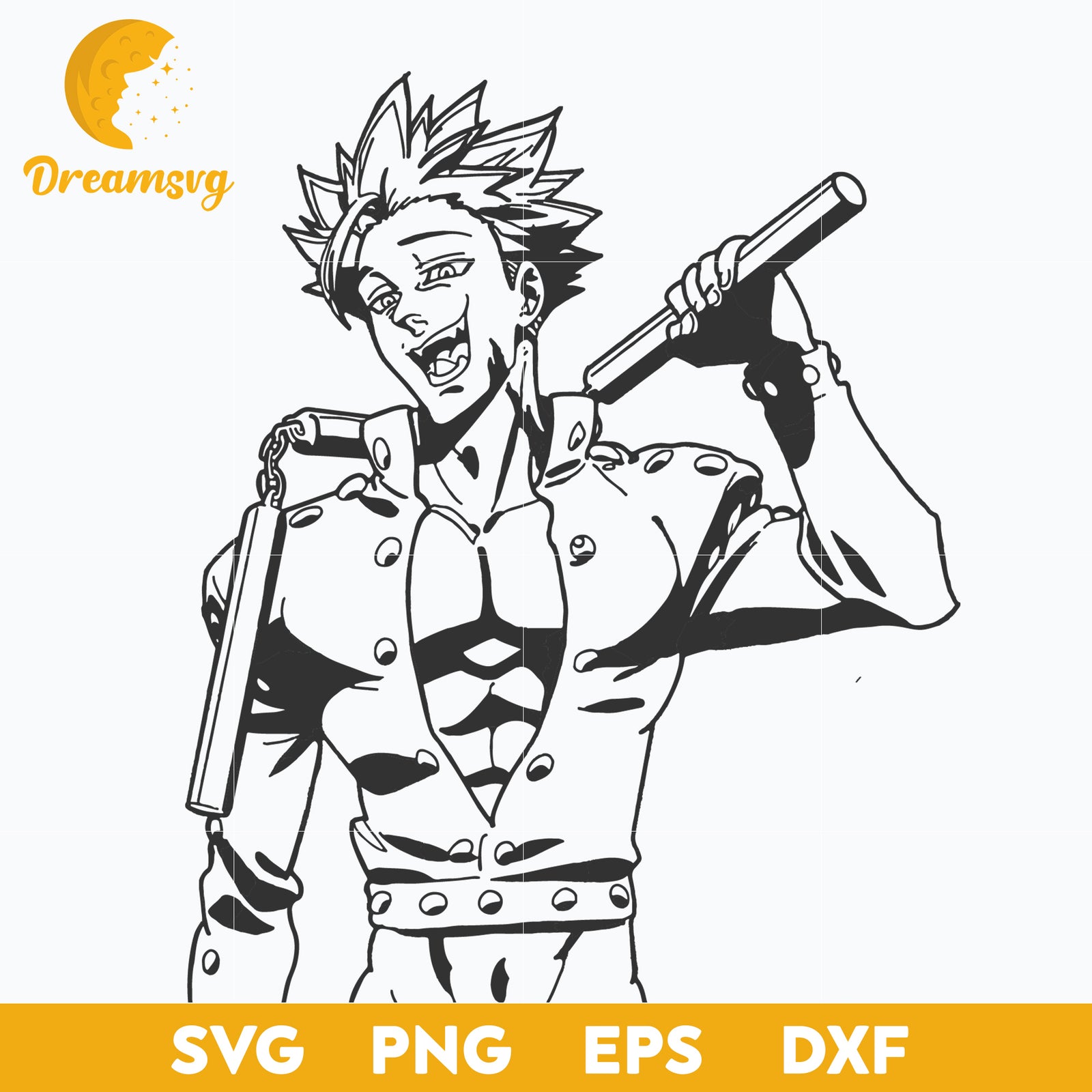 Ban Svg, Nanatsu No Taizai Svg,The Seven Deadly Sins Svg, file for cri