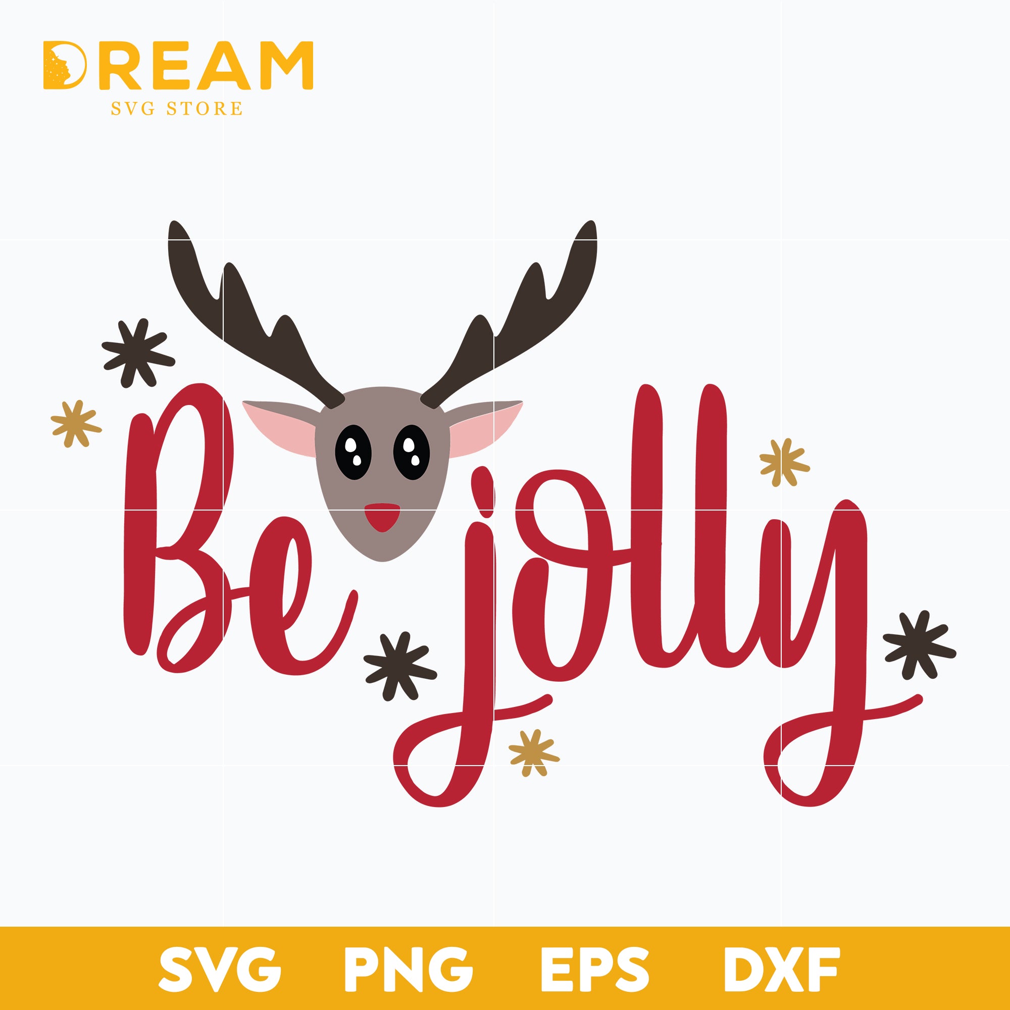 Be jolly svg, Christmas svg, png, dxf, eps digital file CRM12122014L ...