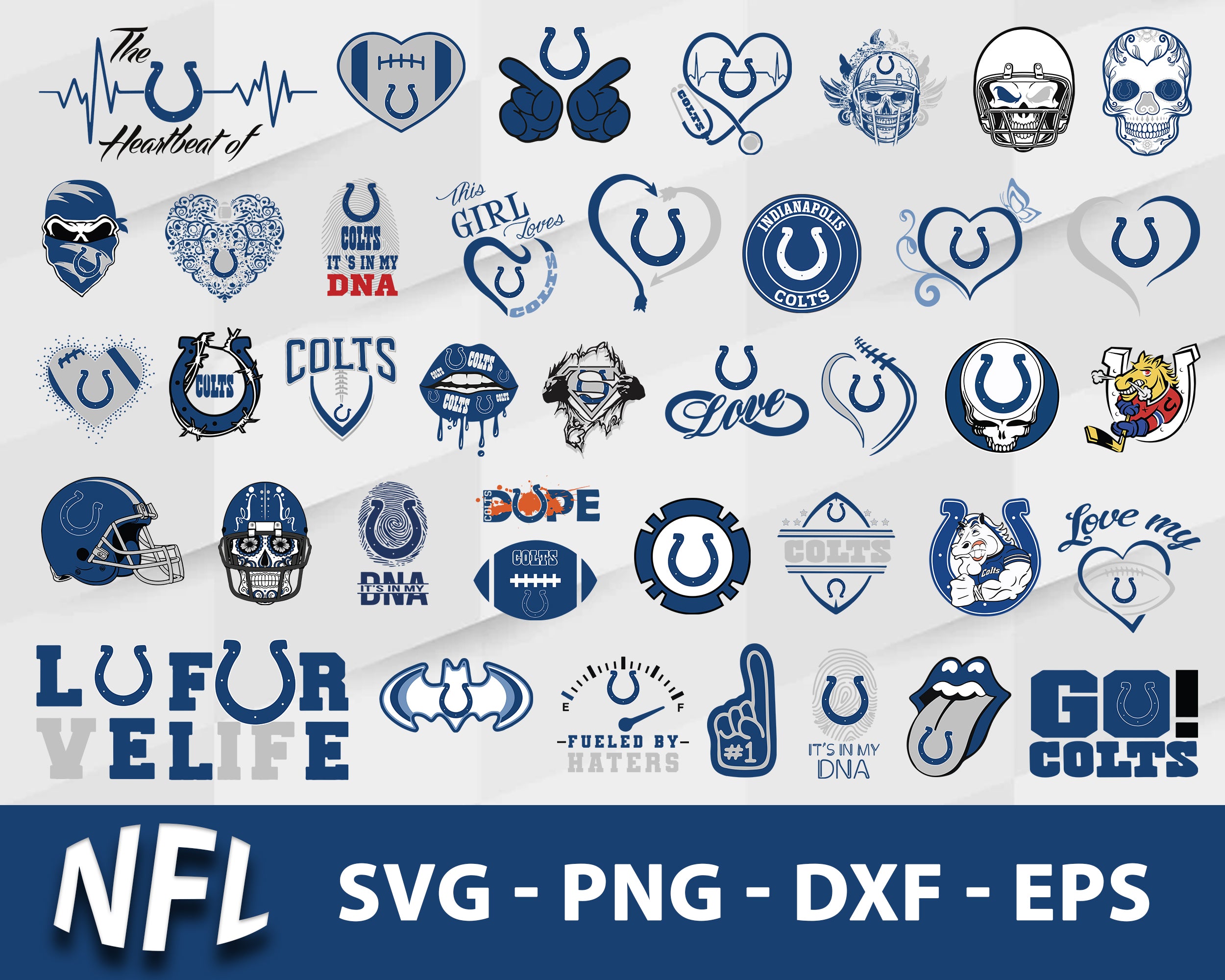 Indianapolis Colts Svg Bundle, Indianapolis Colts Svg, Sport Svg, Nfl ...
