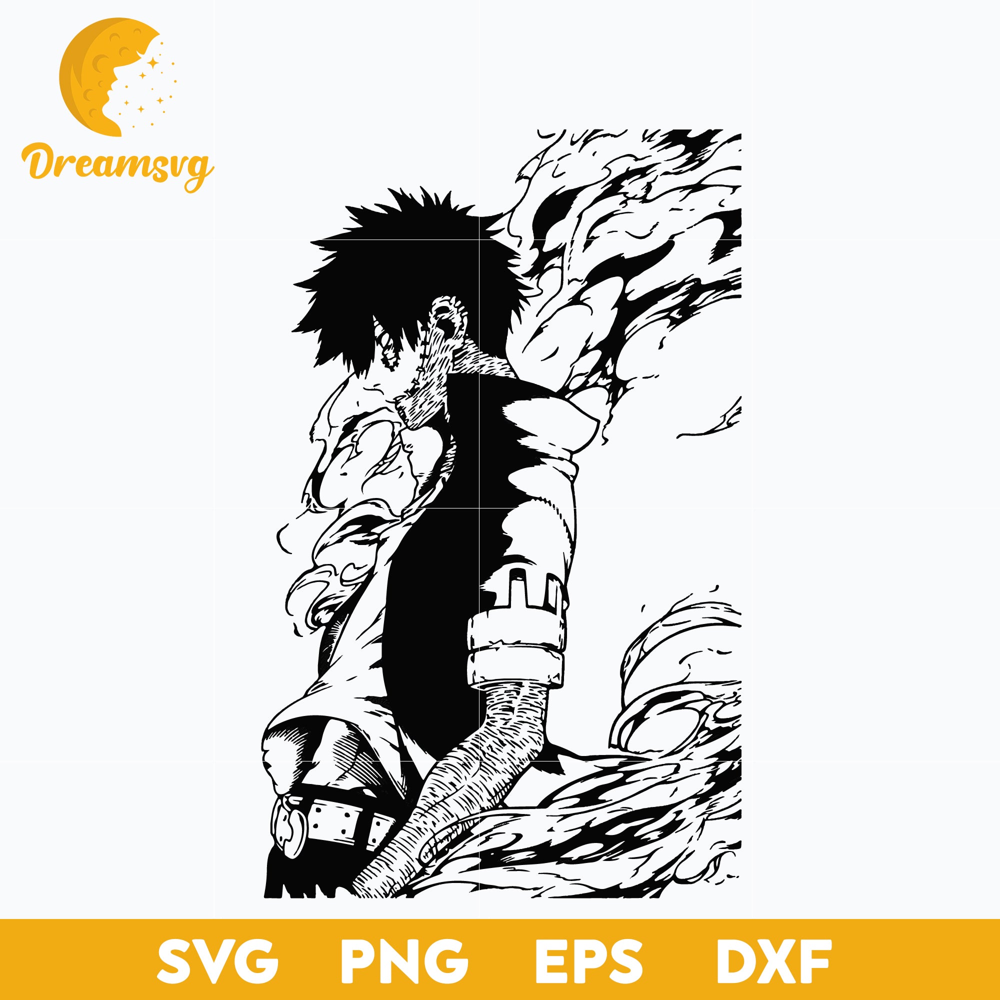 Dabi Boku No Hero Svg, Anime Svag, Love Anime Svg, Manga Svg, Cartoon ...