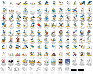 516+ Donald Duck Svg Bundle, Donald Duck Svg, Walt Disney Svg, Donald ...