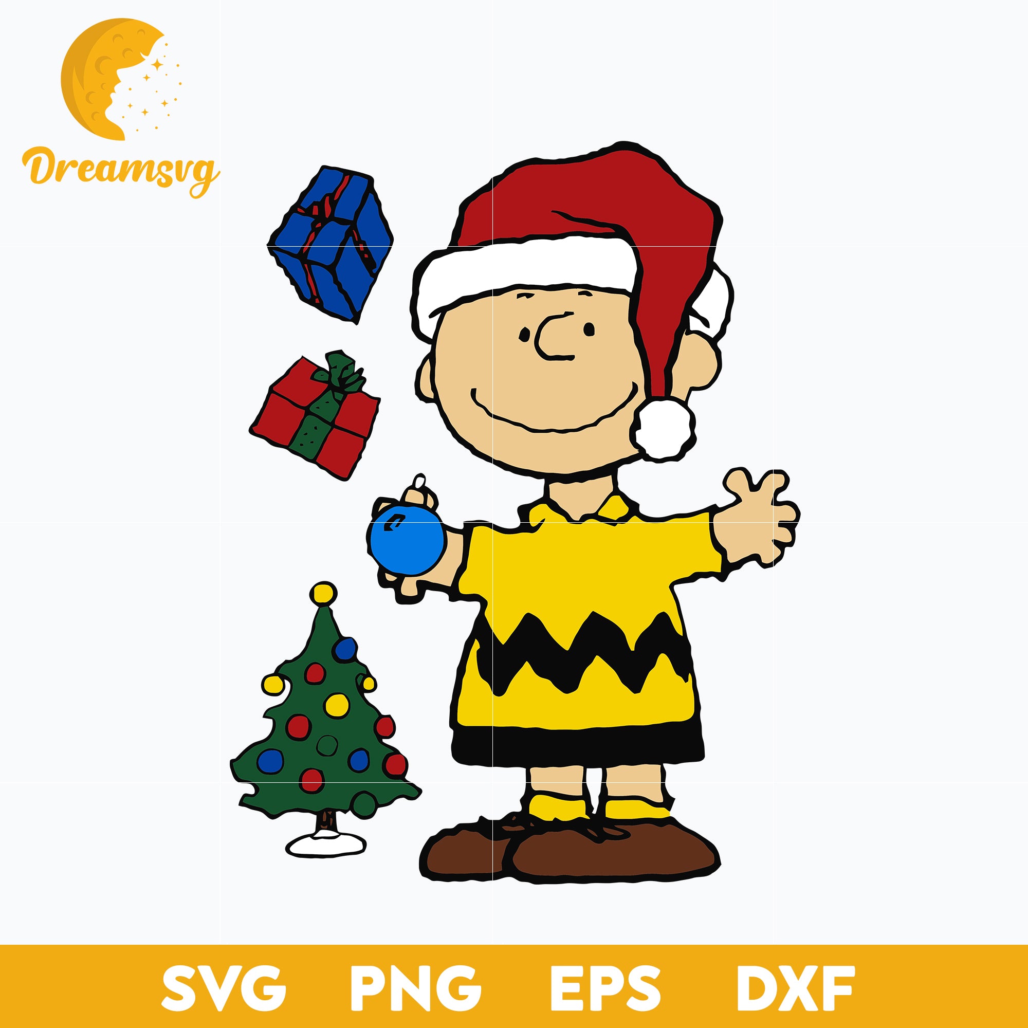 Charlie Brown Merry Christmas SVG, Charlie Brown Christmas Gifts SVG ...